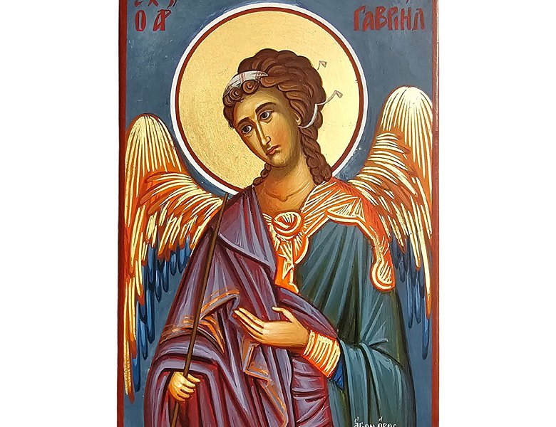 Archangel Gabriel Christian Icon - Byzantine Iconography | Monastiriaka