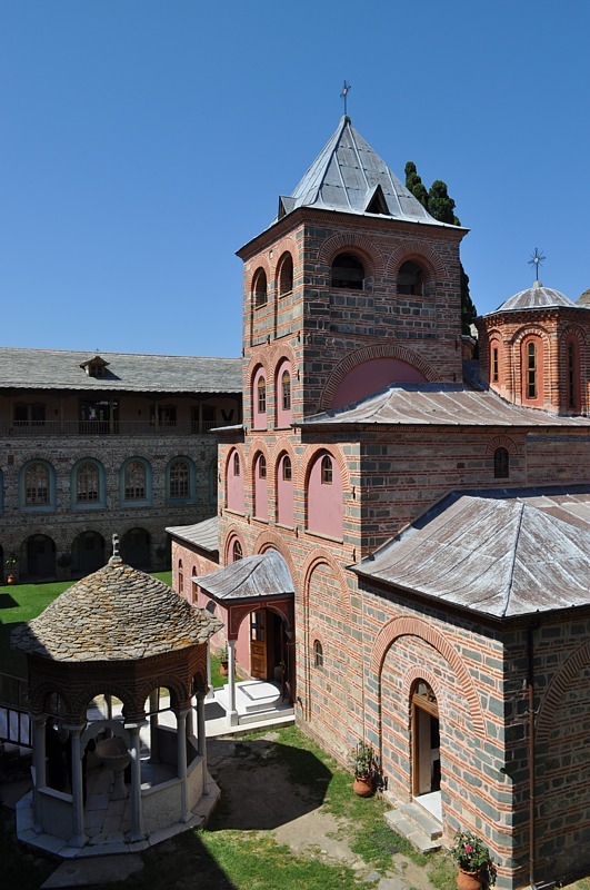 Holy Monastery of Philotheou: where the miraculous icon of Virgin Mary ...